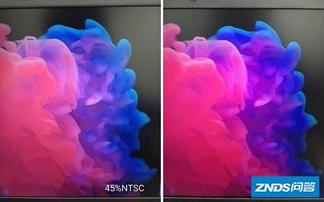 笔记本电脑NTSC色域45%和NTSC色域72%区别真的特别大吗？_ZNDS问答